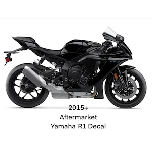Yamaha R1 Vinyl Decal Set / Motorcycle Sticker / Aftermarket Fairing ...
