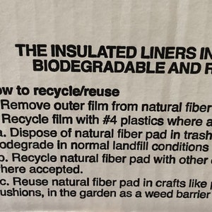 Insulated Shipping Box Styrofoam Alternative Biodegradable 16x10x8 Ext ...