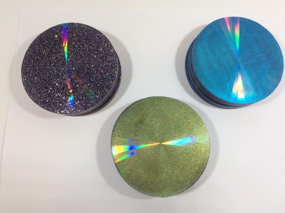 Holographic Resin Coaster Set - Etsy