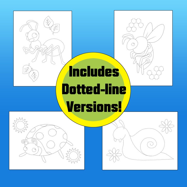 Printable Bug Coloring Pages for Kids | Coloring Sheets | Kids ...