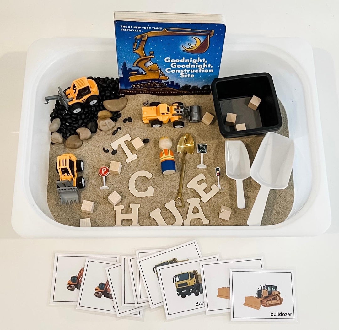 Goodnight, Goodnight Construction Site Speech Sensory Kit Made by SLP ...