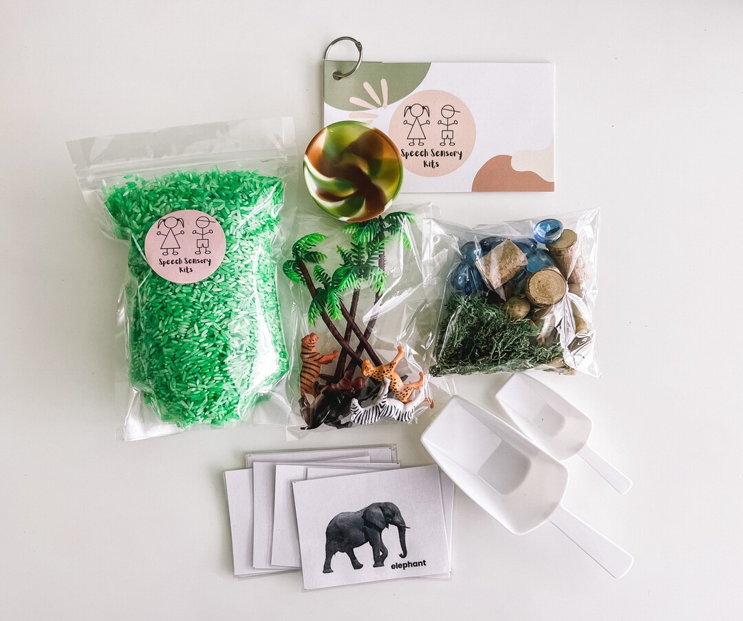 Jungle Speech Sensory Kit Made by SLP - Etsy