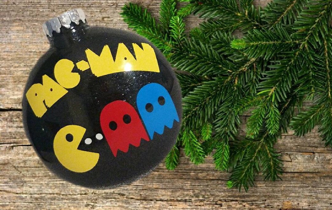 Pacman Themed Disc Ornament - Etsy