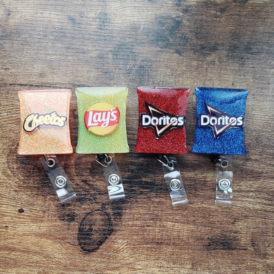 Potato Chips Badge Reel Lays Doritos Cheetos - Etsy