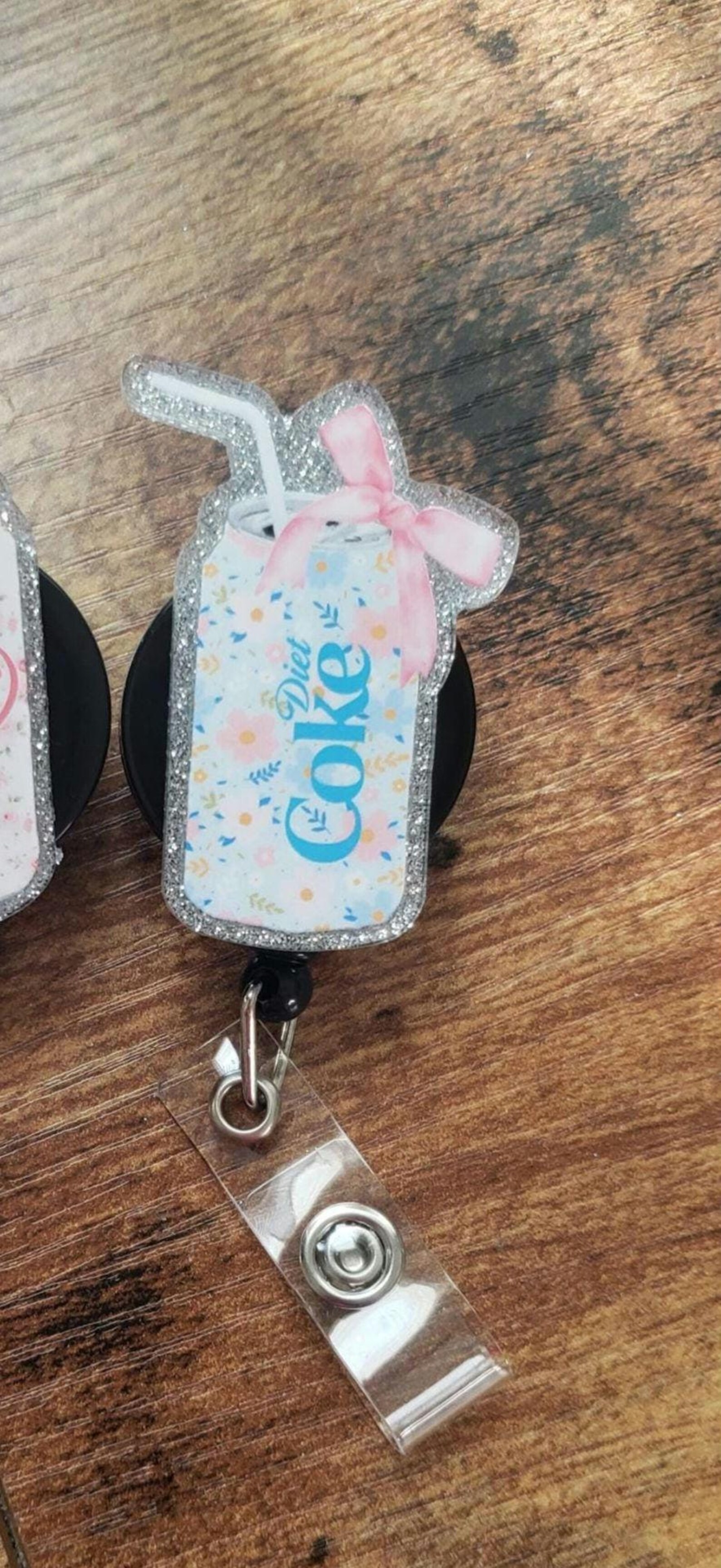 Soda Can Handmade Retractable ID Badge Reel, Lanyard, Nurse Badge - Etsy