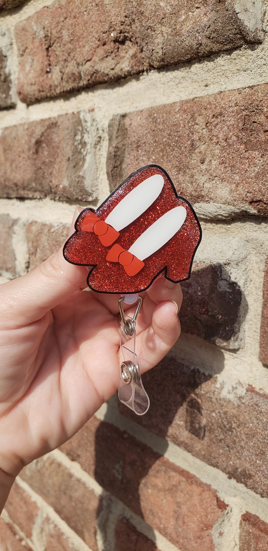 Ruby Slippers Wizard Oz Witch Badge Reel - Etsy