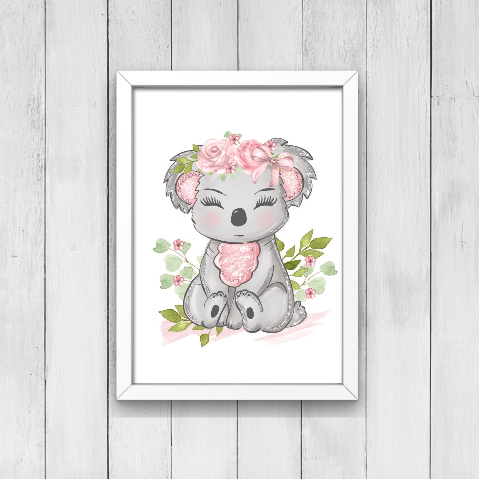 Koala Nursery Decor Digital Download Printable Nursery Wall Art Nursery ...