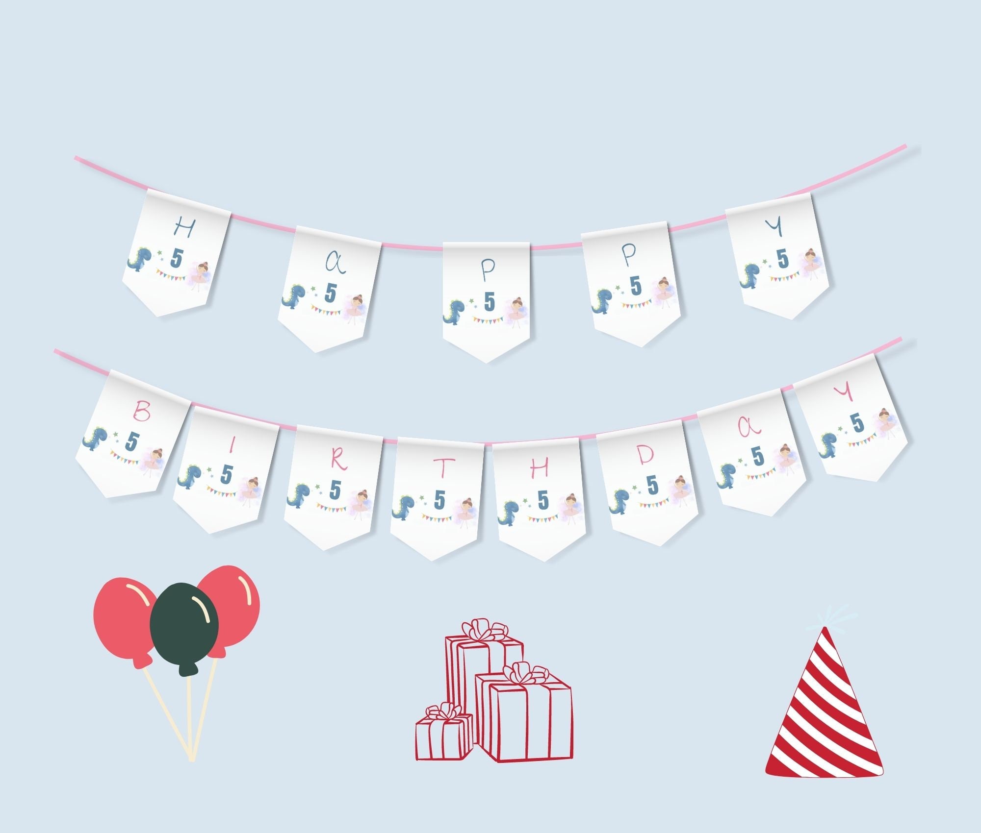 Twin Birthday Bundle, Boy/girl Twin Birthday Bundle,sibling Birthday ...