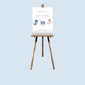 Twin Birthday Bundle, Boy/girl Twin Birthday Bundle,sibling Birthday ...