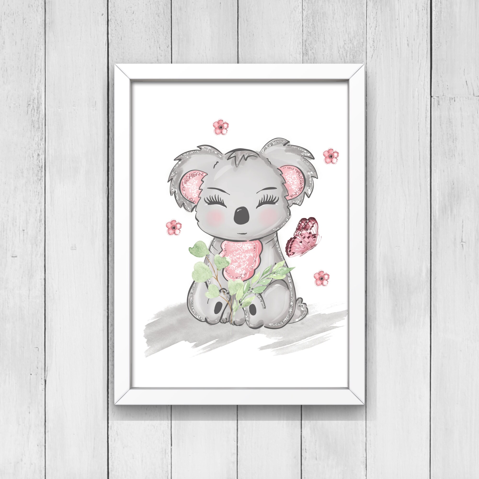 Koala Nursery Decor Digital Download Printable Nursery Wall Art Nursery ...