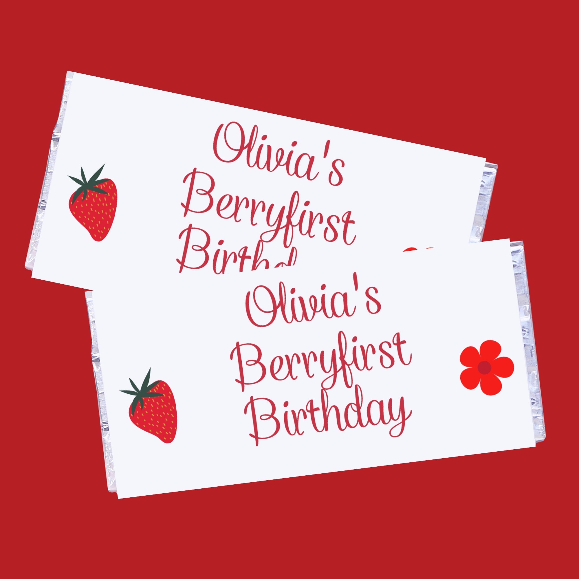 Editable Berry First Birthday Bundle, Berry First Birthday Bundle ...