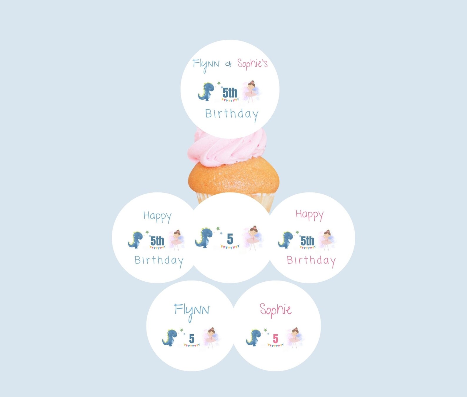 Twin Birthday Bundle, Boy/girl Twin Birthday Bundle,sibling Birthday ...