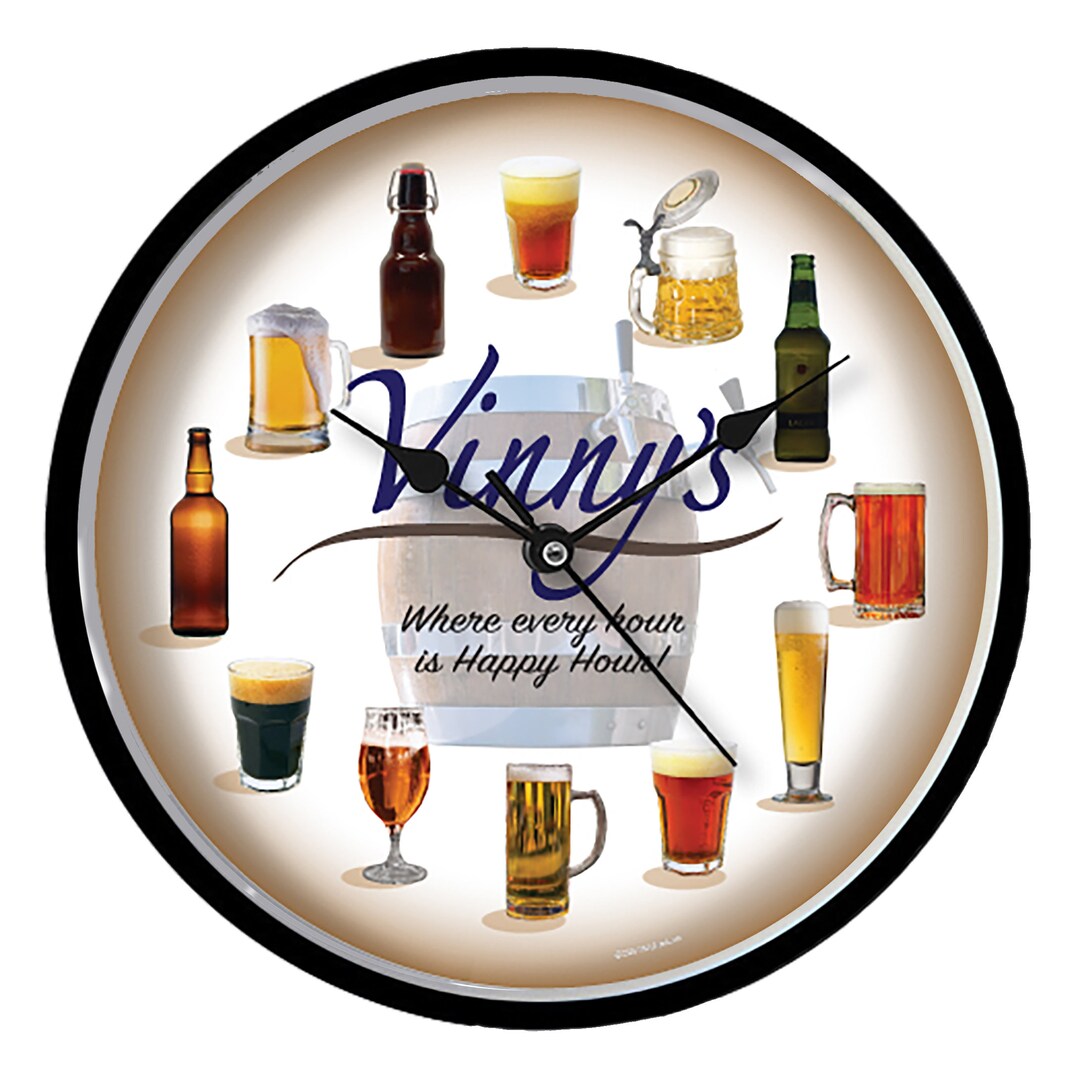 Personalized Beer Wall Clock Your Name. - Etsy