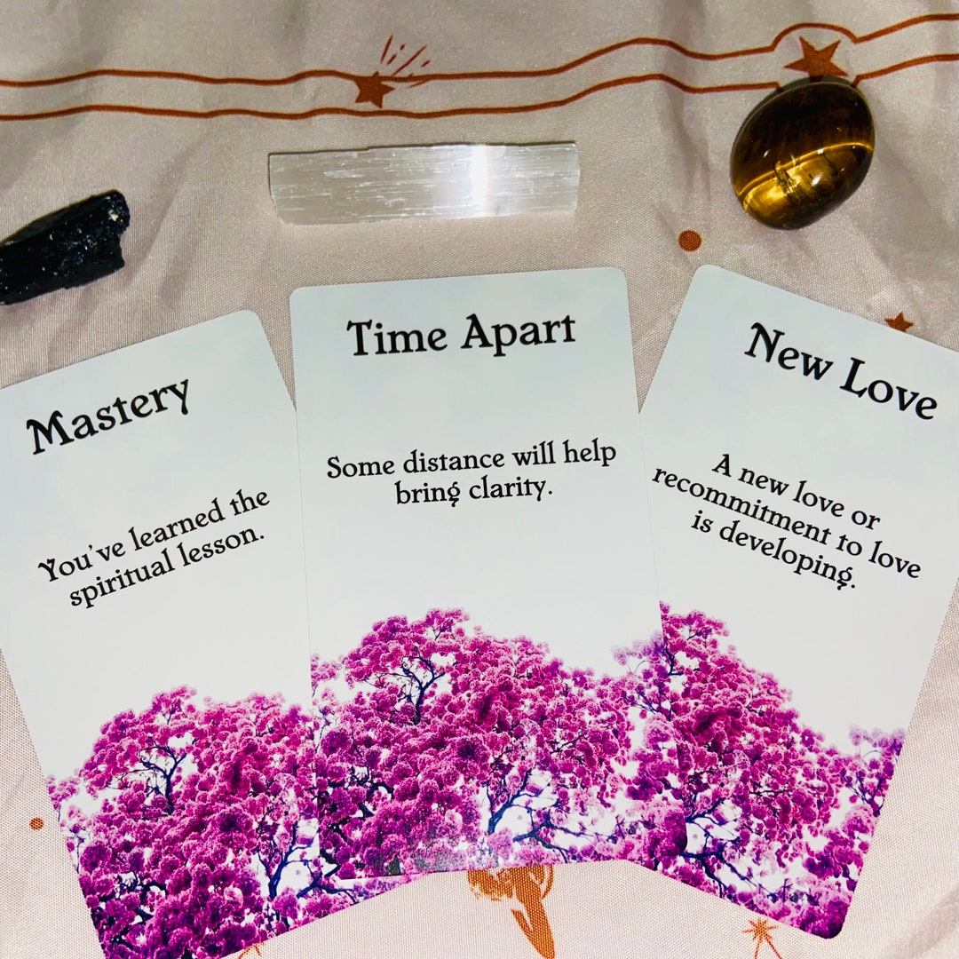 3 Cards Messages Of Love Oracle Reading Etsy