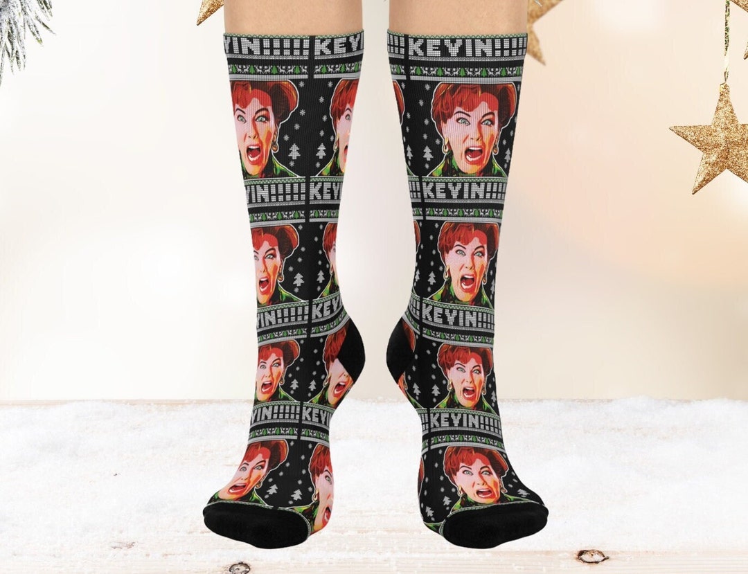 Home Alone Christmas Socks Funny Ugly Christmas Sweater Socks Kevin ...
