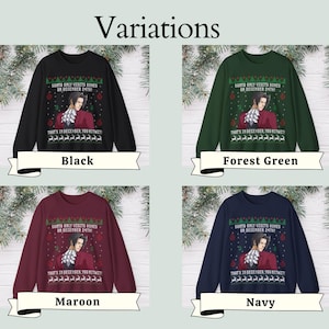 Ace Attorney Ugly Christmas Sweater - Edgeworth Santa December 24th ...