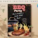 BBQ Party Invitation Template, Printable Barbecue Birthday Invite, BBQ ...