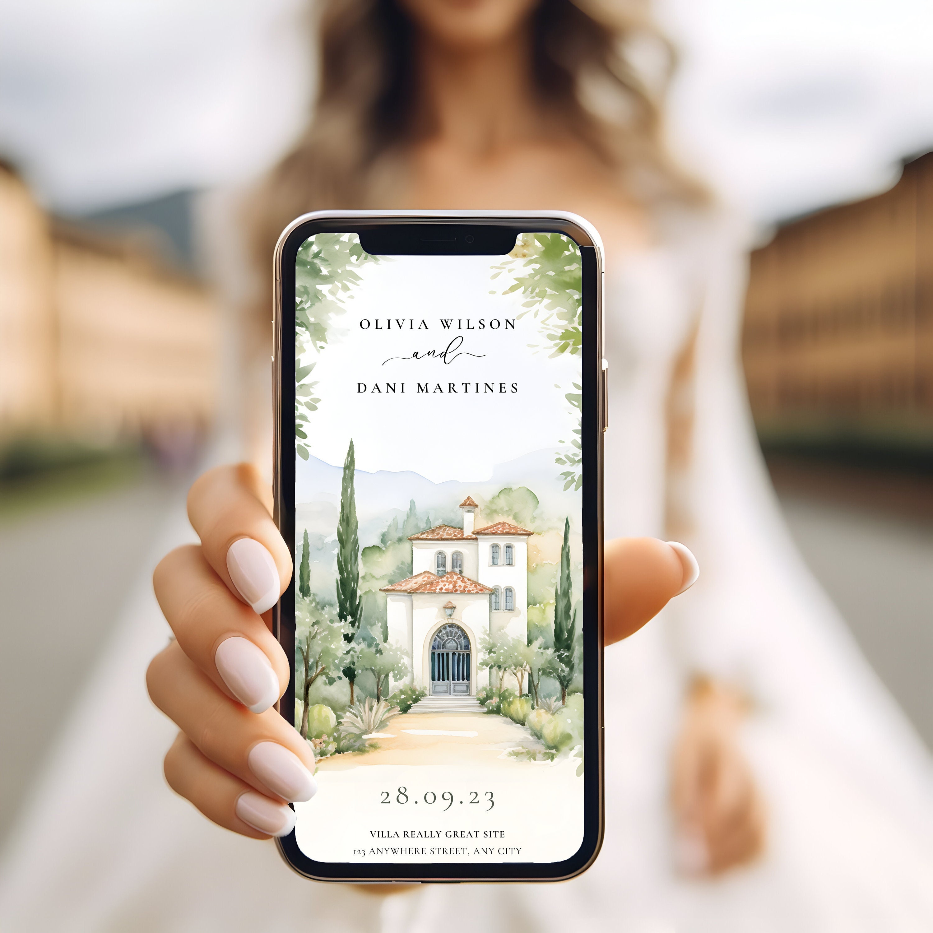 Elegant Editable Italy Wedding Invitation Instant Download - Etsy