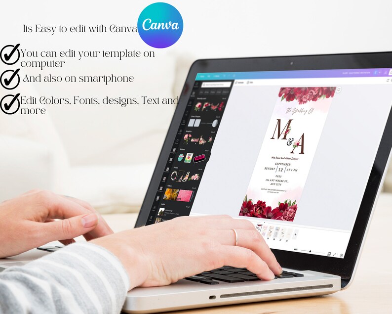 Magnolia Animated Video Lavender Save the Date Evite, Smartphone Electronic Invitation, Digital ...