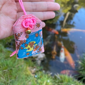 Japanese Omamori Koi Fish Charm – Luck, Happiness Amulet - Etsy