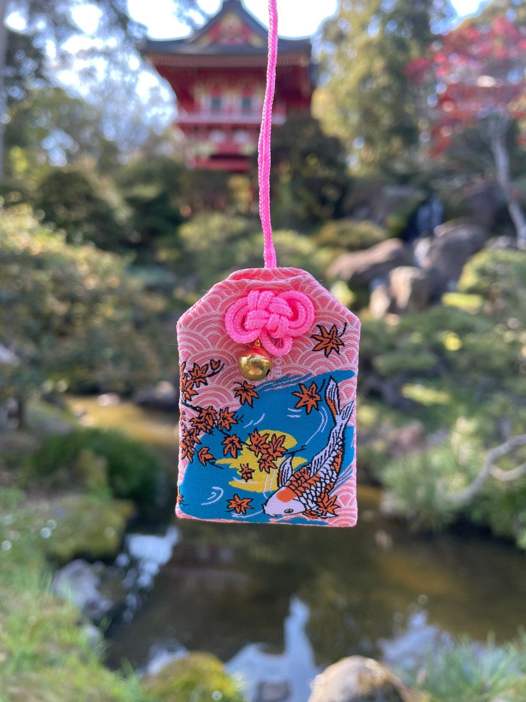 Japanese Omamori Koi Fish Charm – Luck, Happiness Amulet - Etsy