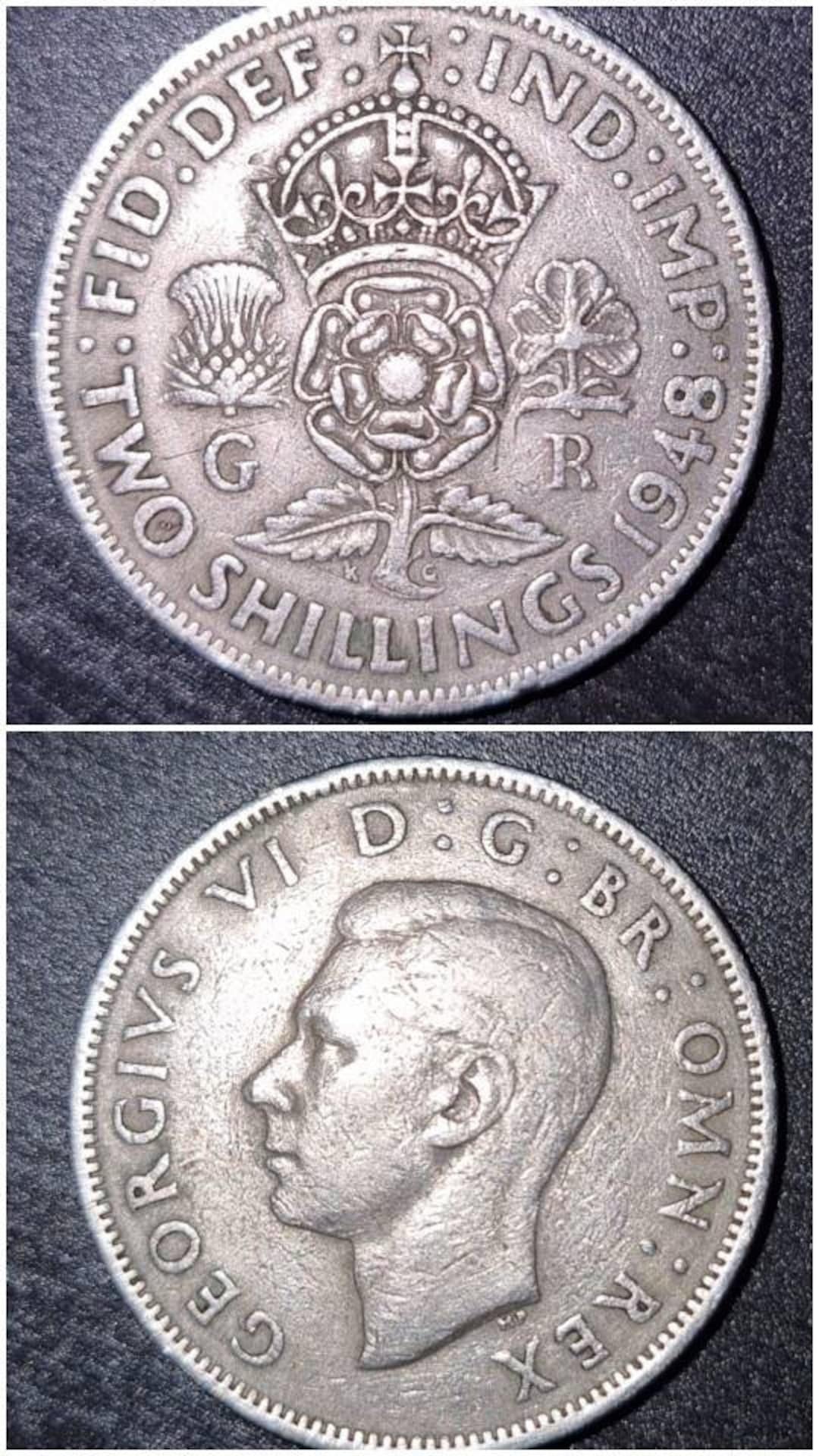 Very Rare King George 1v 1948 Two Shilling - Etsy UK