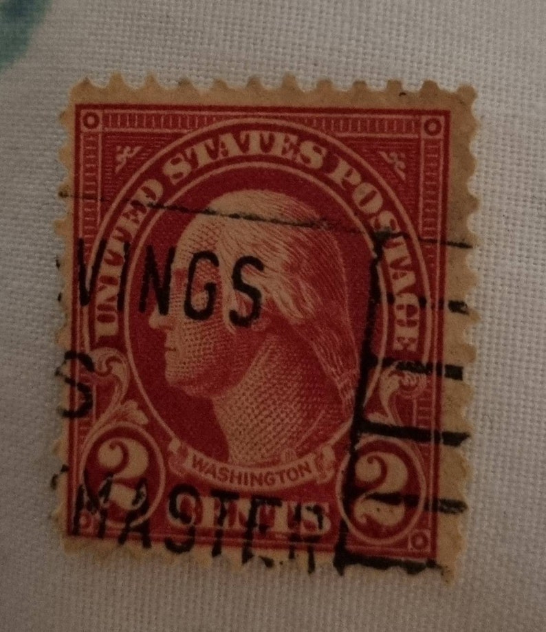 Rare George Washington 2 Cent Stamp - Etsy UK