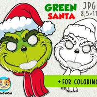 Grinch Mask - Etsy