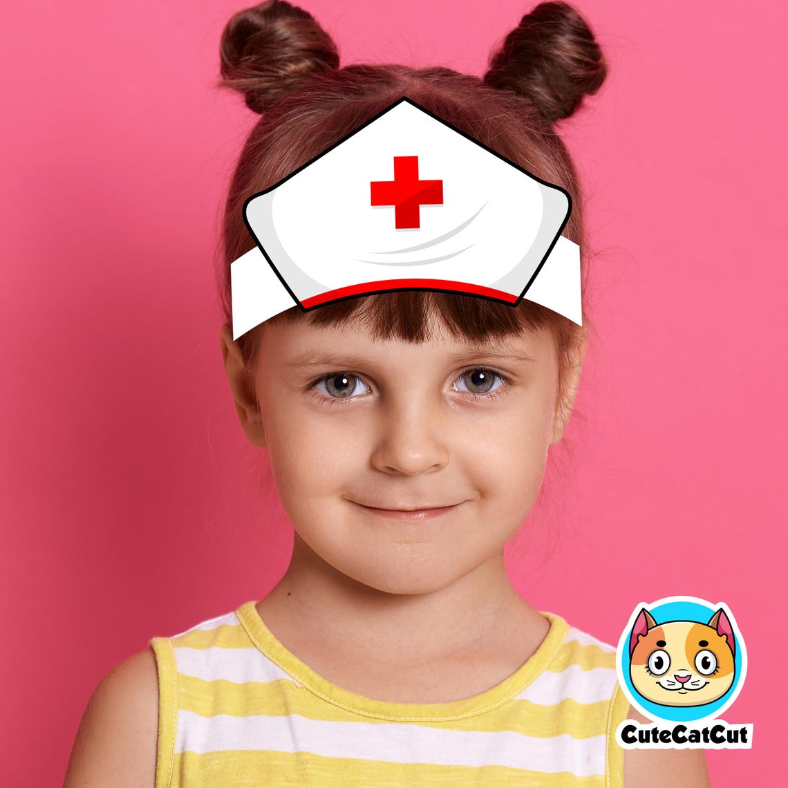 Nurse Paper Crown Printable for Kids, Nurse Cap Hat Fun Kids Craft ...