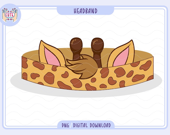 Giraffe Paper Crown - Printable - Etsy Canada