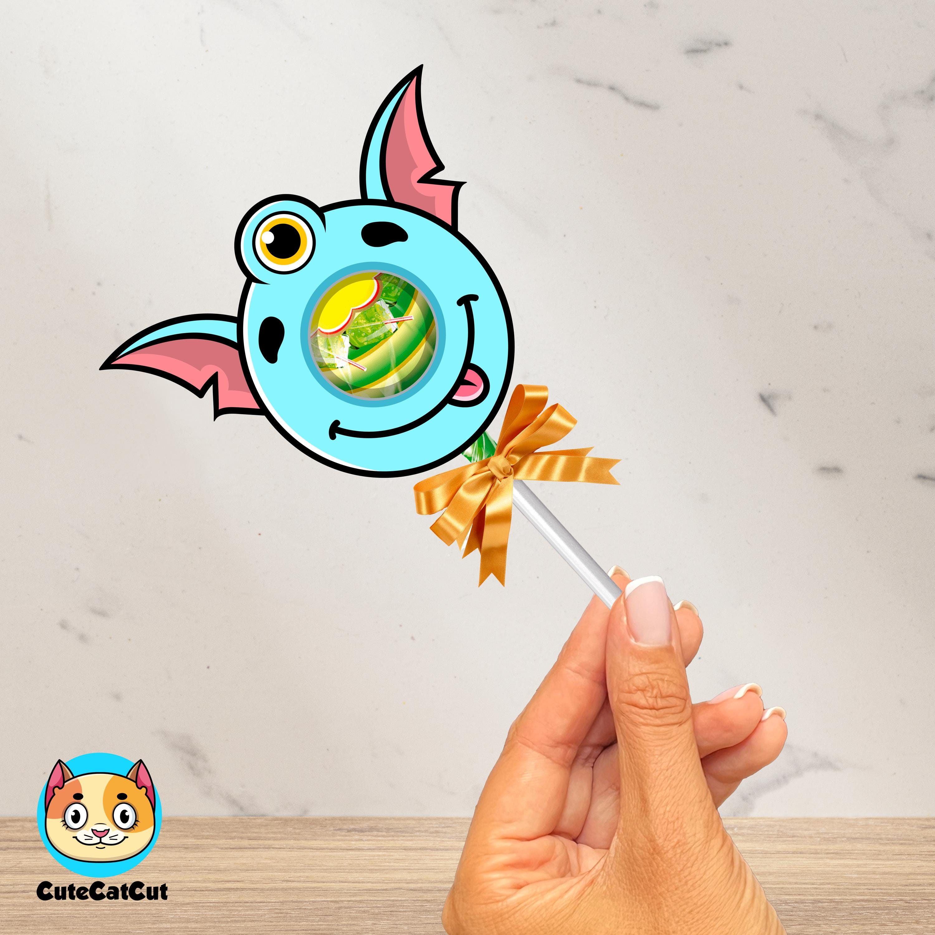 Monsters Lollipop Holders Printable, Halloween Lollipop Holders, Party ...