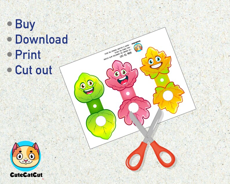 Autumn Leafs Lollipop Holders Printable, Autumn Lollipop Holder, Maple ...