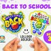 Welcome Back to School Lollipop Holders Printable, Classroom Party ...