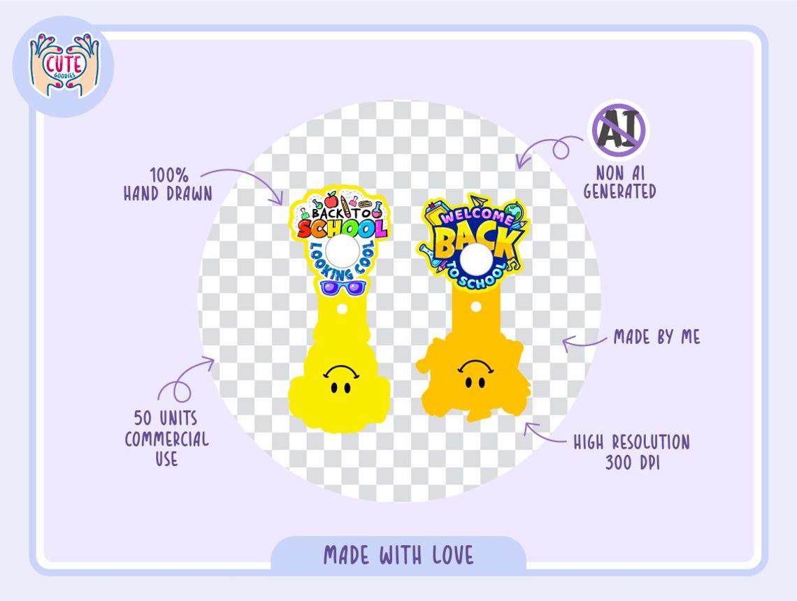 Welcome Back to School Lollipop Holders Printable, Classroom Party ...