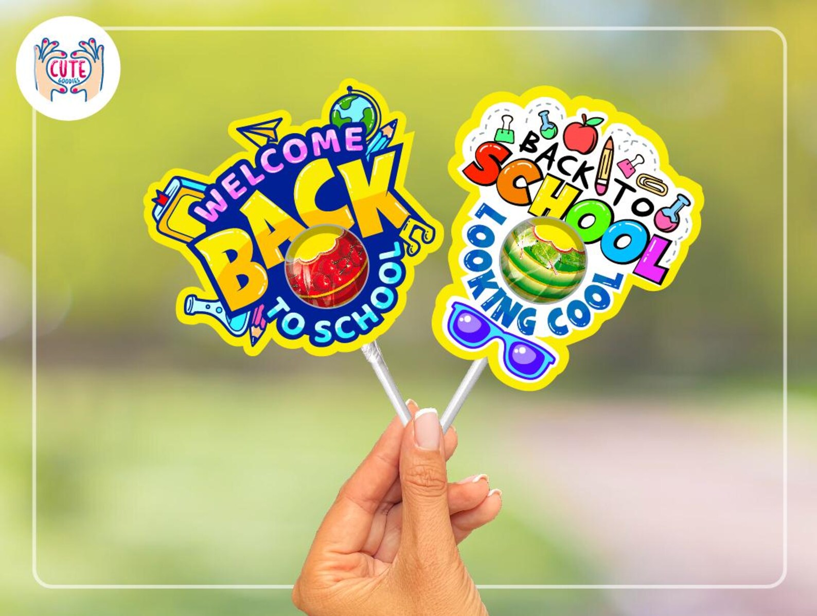 Welcome Back to School Lollipop Holders Printable, Classroom Party ...