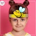 Bee Paper Crown Printable for Kids, Bee Hat Fun Kids Craft, Costume ...