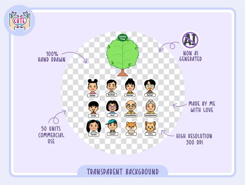 Asian Family Tree Busy Book Printable Activity, My Family Tree for Kids ...