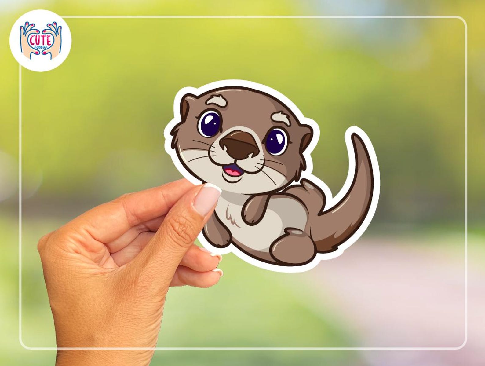 Cute Otter Clipart, Sea Otter Clipart, Baby Otter Png, Nursery Clipart ...