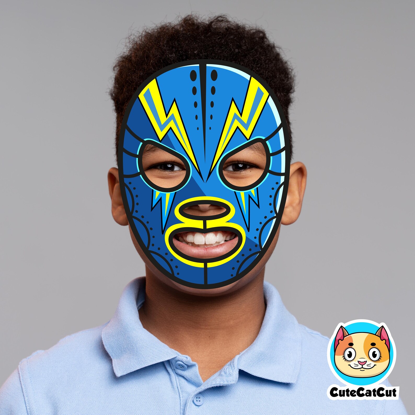 Wrestlers Paper Masks Printable for Kids, Fun Kids Craft, Wrestling ...