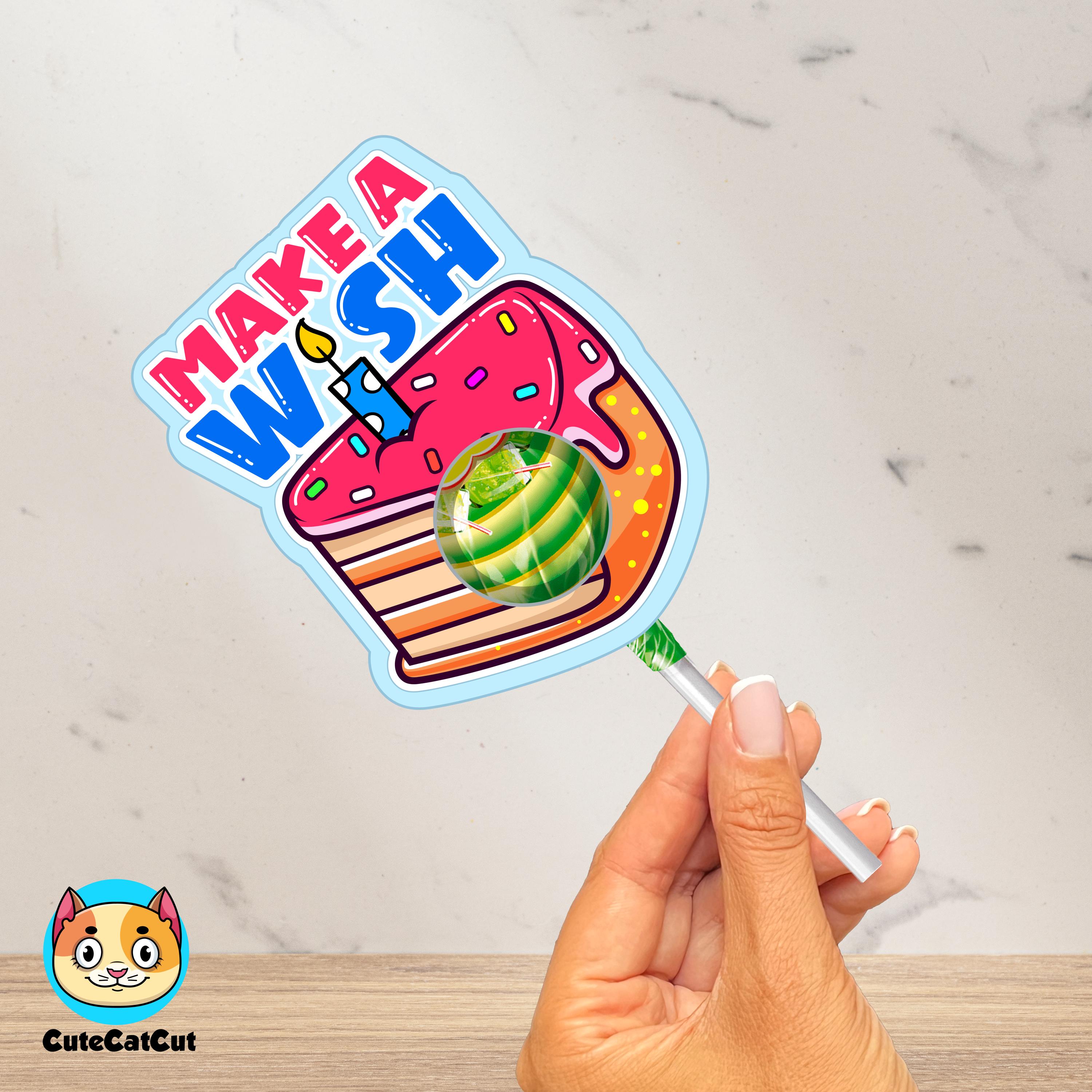 Birthday Party Lollipop Holders Printable, Classroom Party Lollipop ...