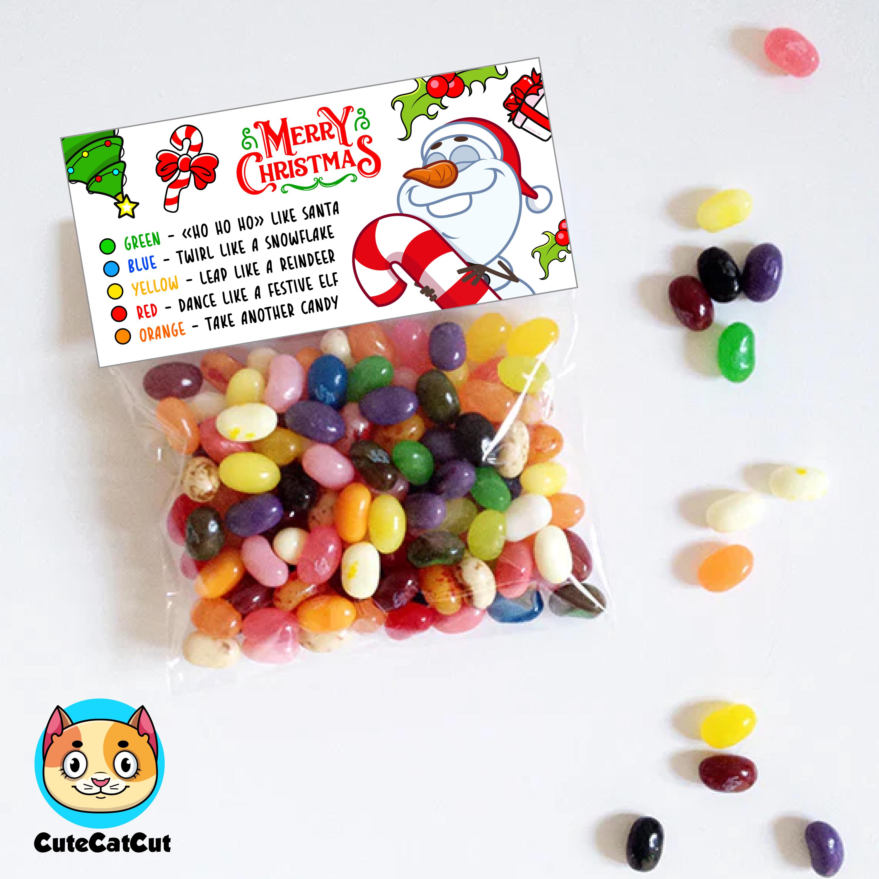 Christmas Bag Toppers Instant Download, Favor Bag Topper, Goodie Bag ...