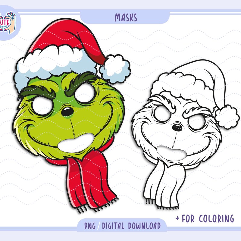 Grinch Mask - Etsy