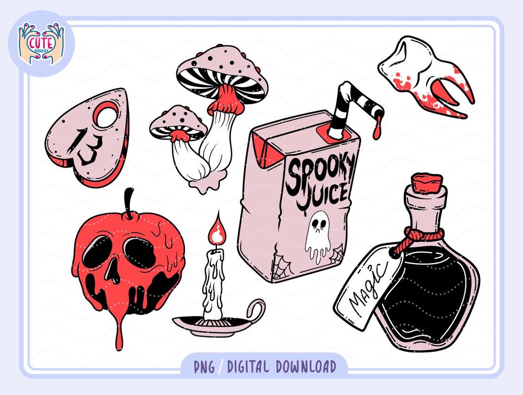 Halloween Clipart Png, Halloween Candy Bundle Png, Cute Halloween Png ...