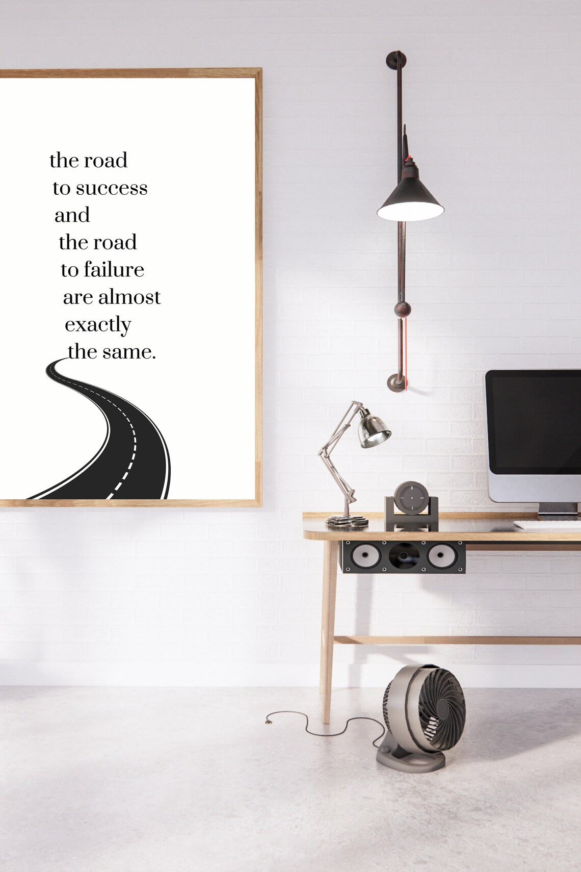 Road to Success Motivational Poster - Etsy