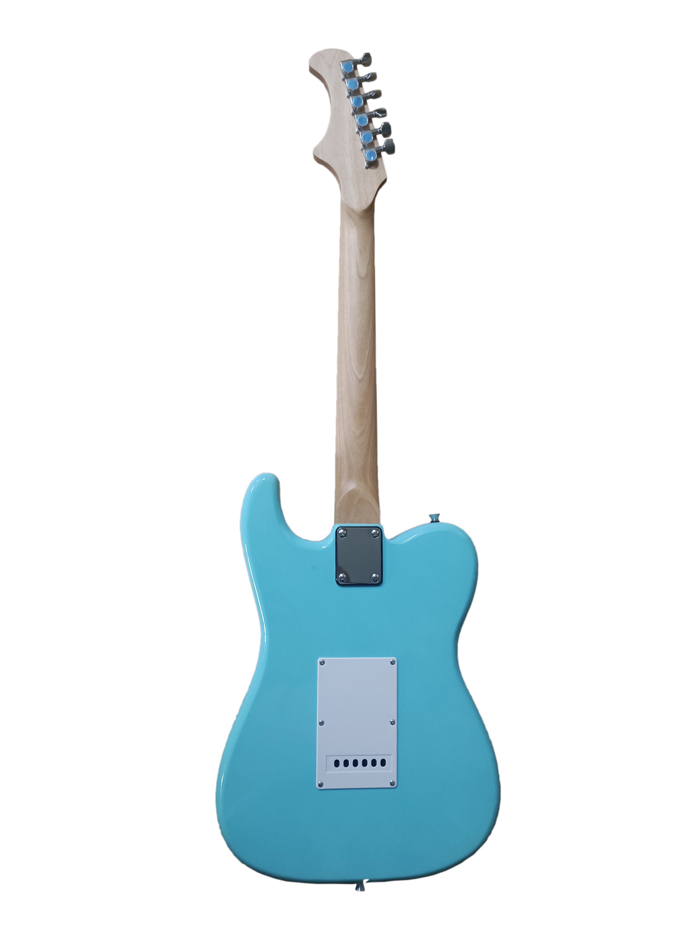 Blue Electric Guitar Made by Might Be Famous - Etsy