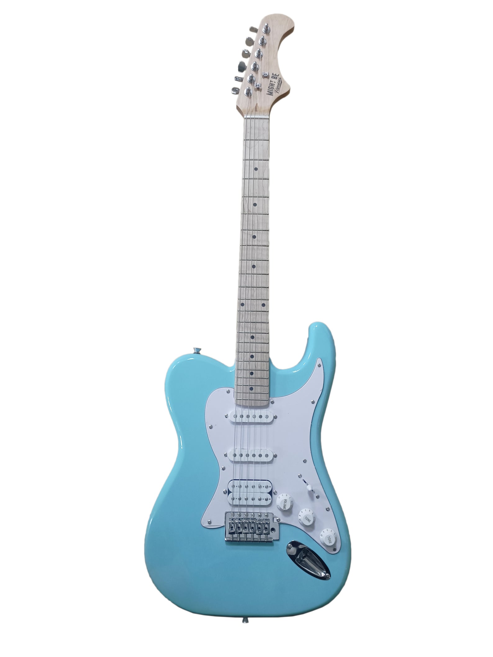 Blue Electric Guitar Made by Might Be Famous - Etsy