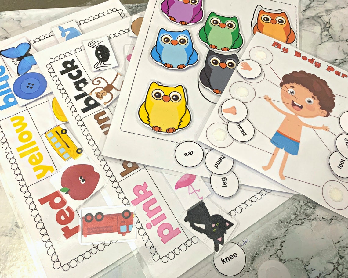 Bundle 1000+ Printable Toddler Busy Book 2 Years+ | Preschool and ...