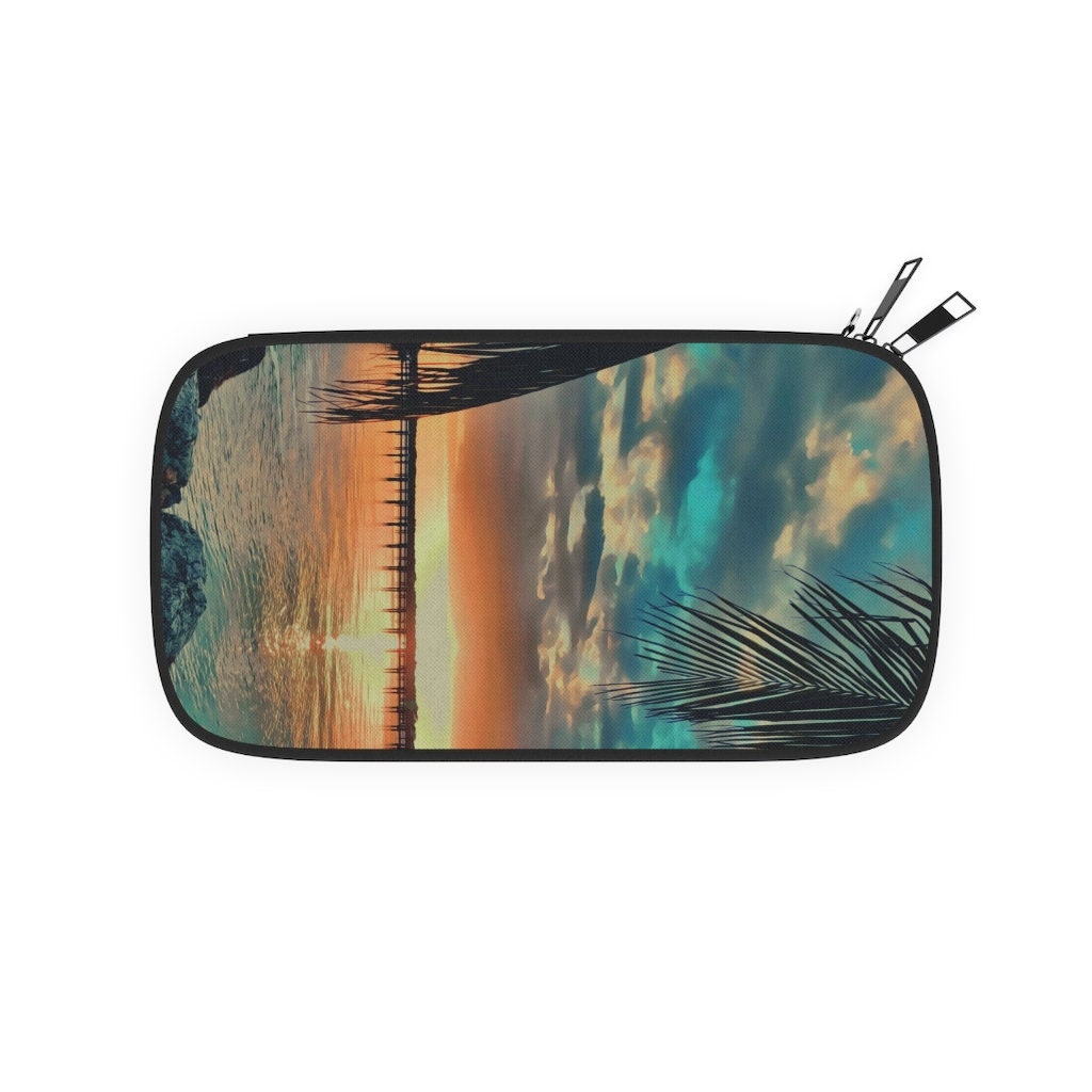 Passport Wallet With Removable Straps - Sunset at Marathon - Etsy