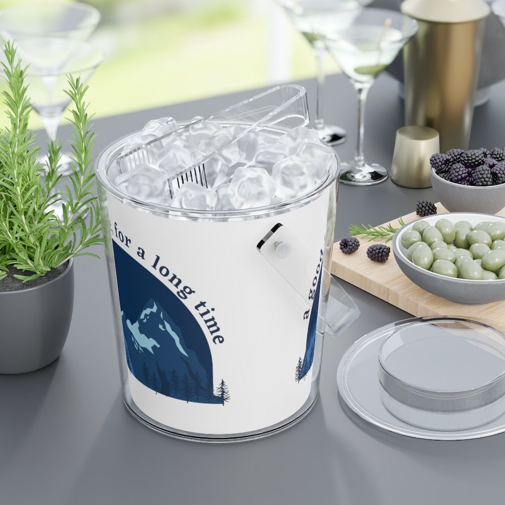 Ice Bucket for Outdoor and Indoor Parties With Lid and Tongs Included ...