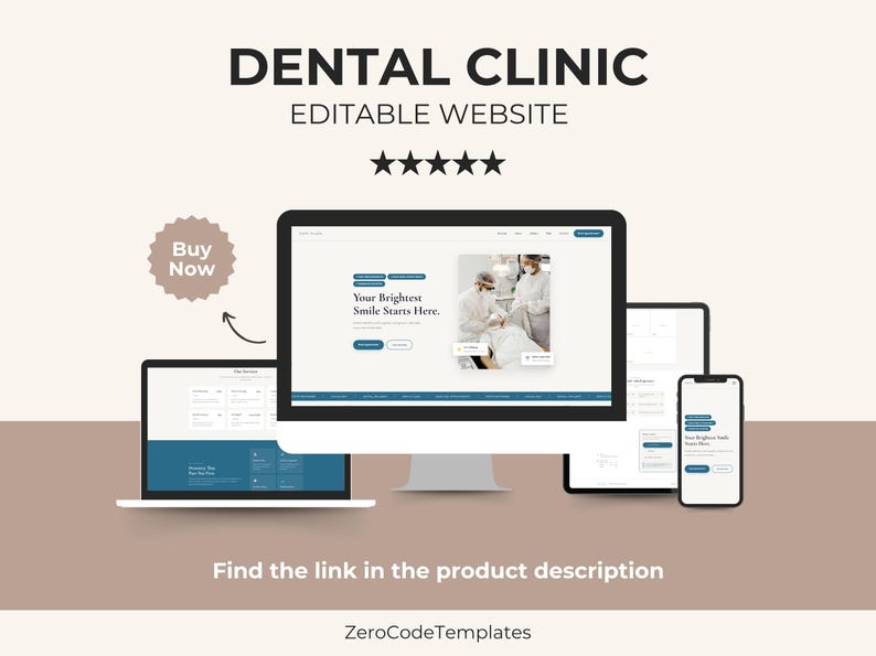 Dentist Website Template | HTML CSS JS | Editable Dental Clinic Website ...